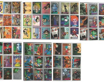 90s Cartoon Trading Cards - Etsy