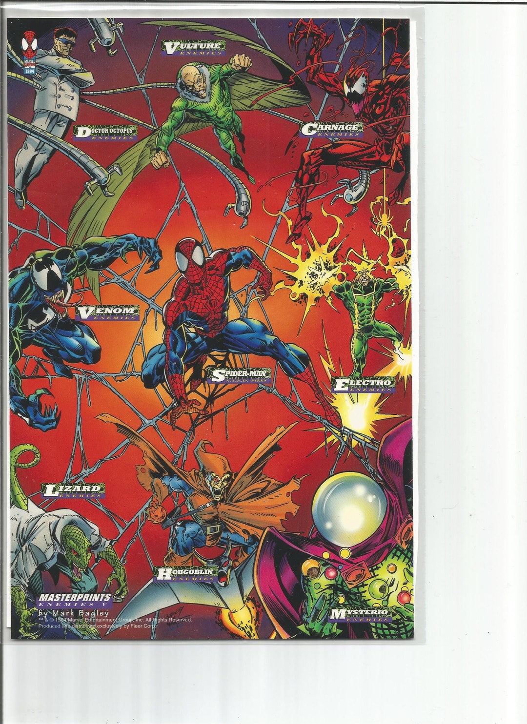 1994 Marvel Cards Spiderman - Etsy