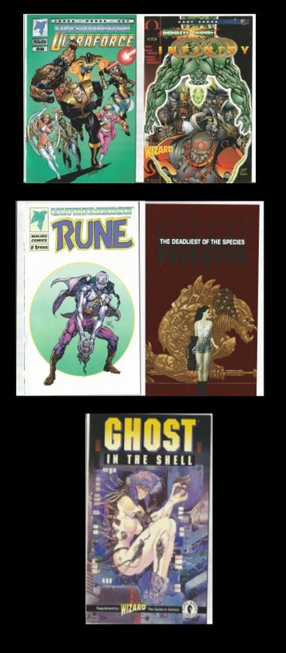 5 Assorted Ashcan Mini Comic Books - Etsy