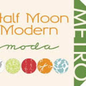 Half Moon Modern by Moda Fabrics - Aqua Big Zig Zag (32349-22) - 3 ...