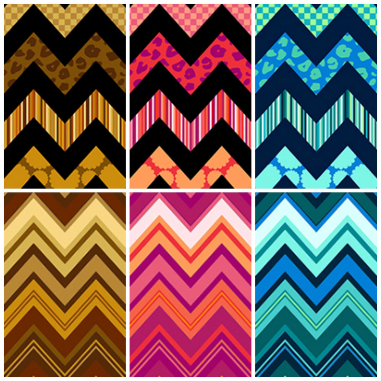 End of Bolt - Chevron Chic by Studio 8 - Patterned Chevron Navy Aqua ...