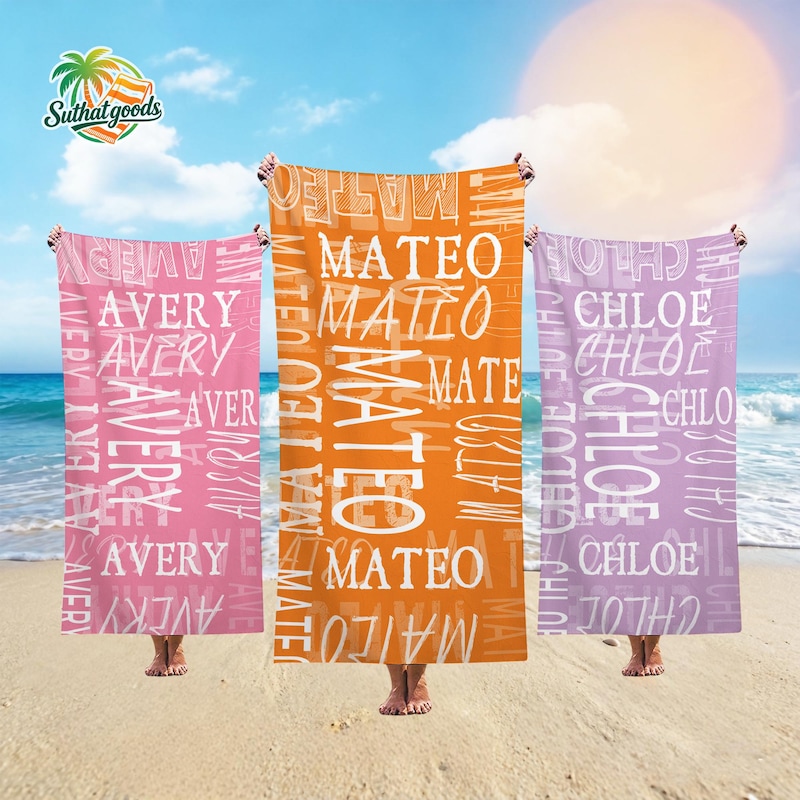 Custom. Beach Towels - Etsy