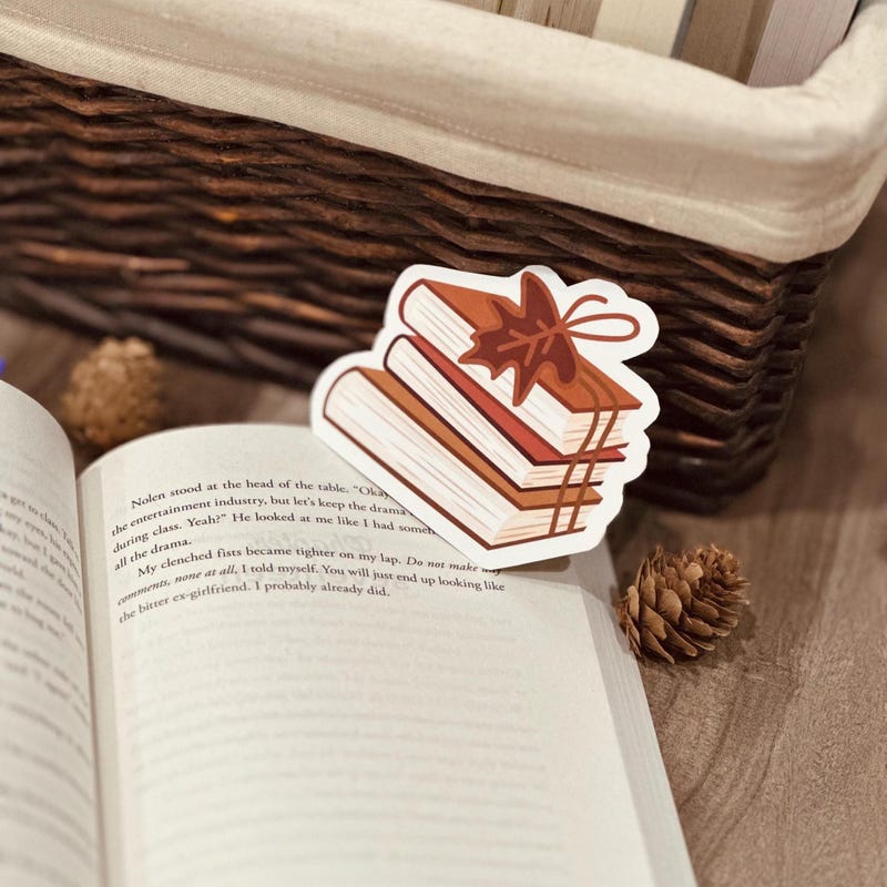 Fall Book Stack - Etsy