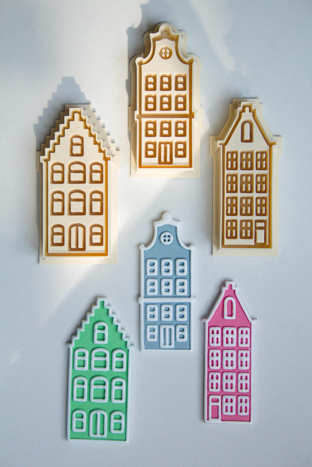 Amsterdam House Magnet Cutter Set | Dutch Canal House Design for ...