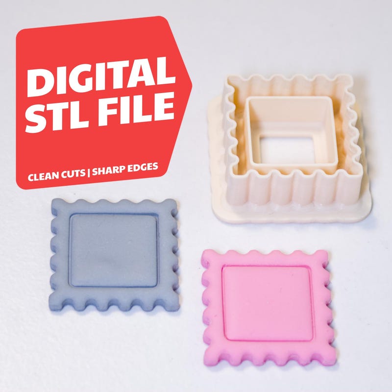 25mm Square Stamp - Etsy