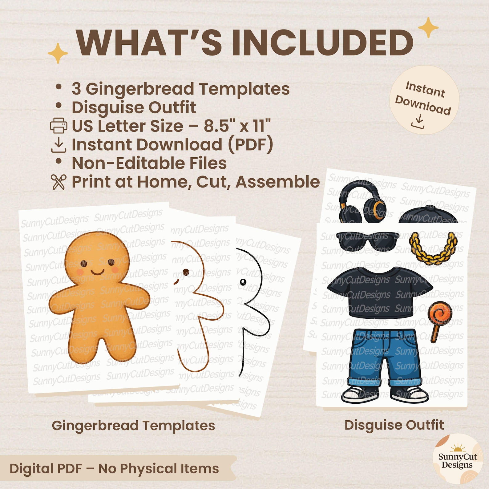 Disguise a Gingerbread Man - Six Seven Disguise, Gingerbread in ...