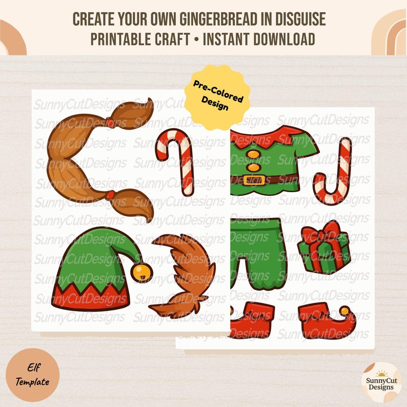 Disguise a Gingerbread Man - Elf Disguise, Gingerbread in Disguise ...