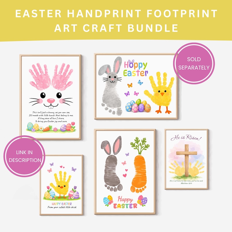 Easter Bunny Handprint Art Craft for Toddlers, Happy Easter Poem, Bunny ...