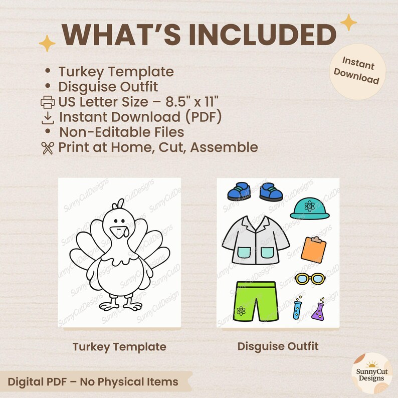 Disguise a Turkey - STEM Scientist Disguise, Thanksgiving Craft, School ...