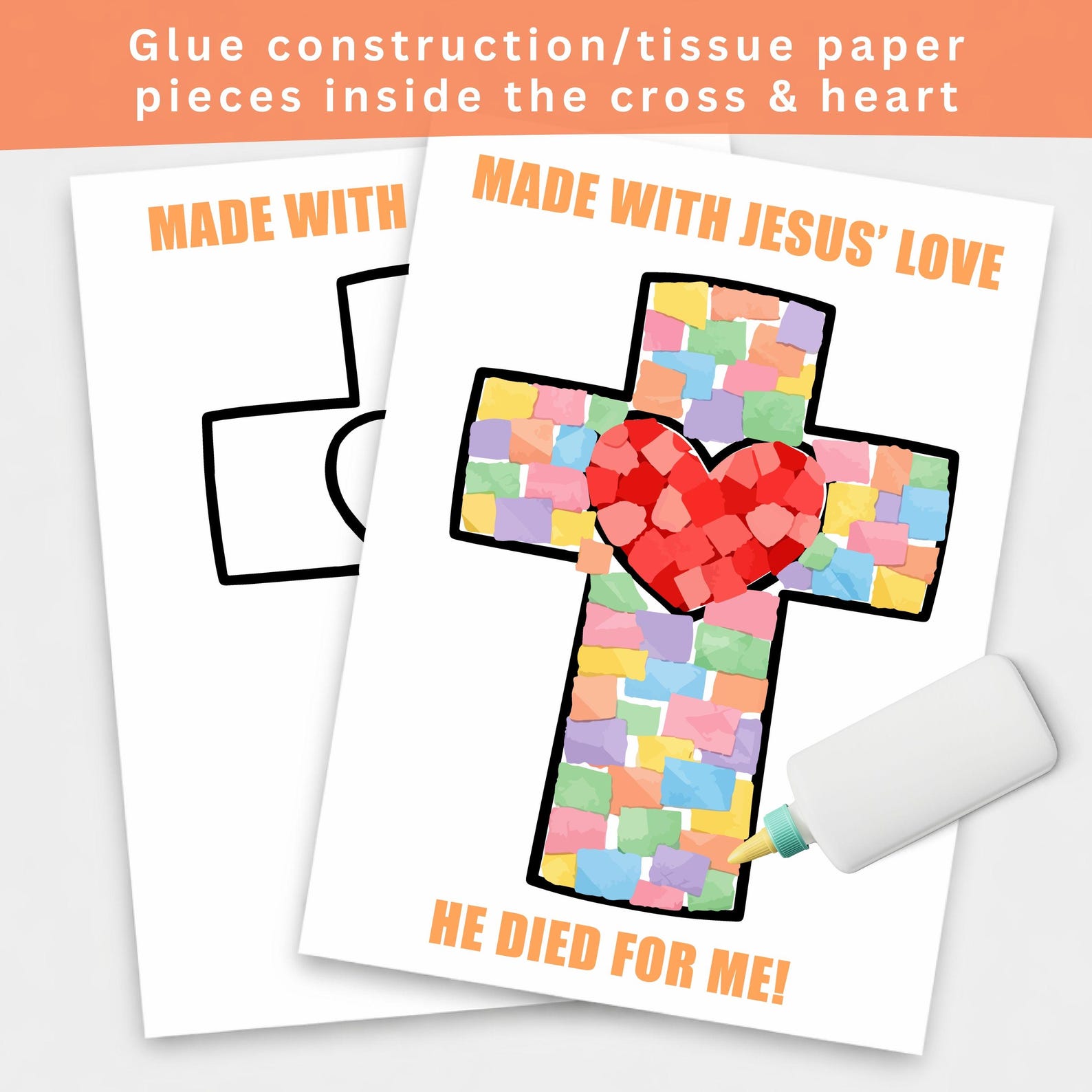 Jesus Died for Me, Easter Cross Craft, Christian Easter Salvation ...