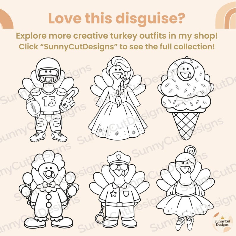 Disguise a Turkey - Football Player Blank Template Disguise ...