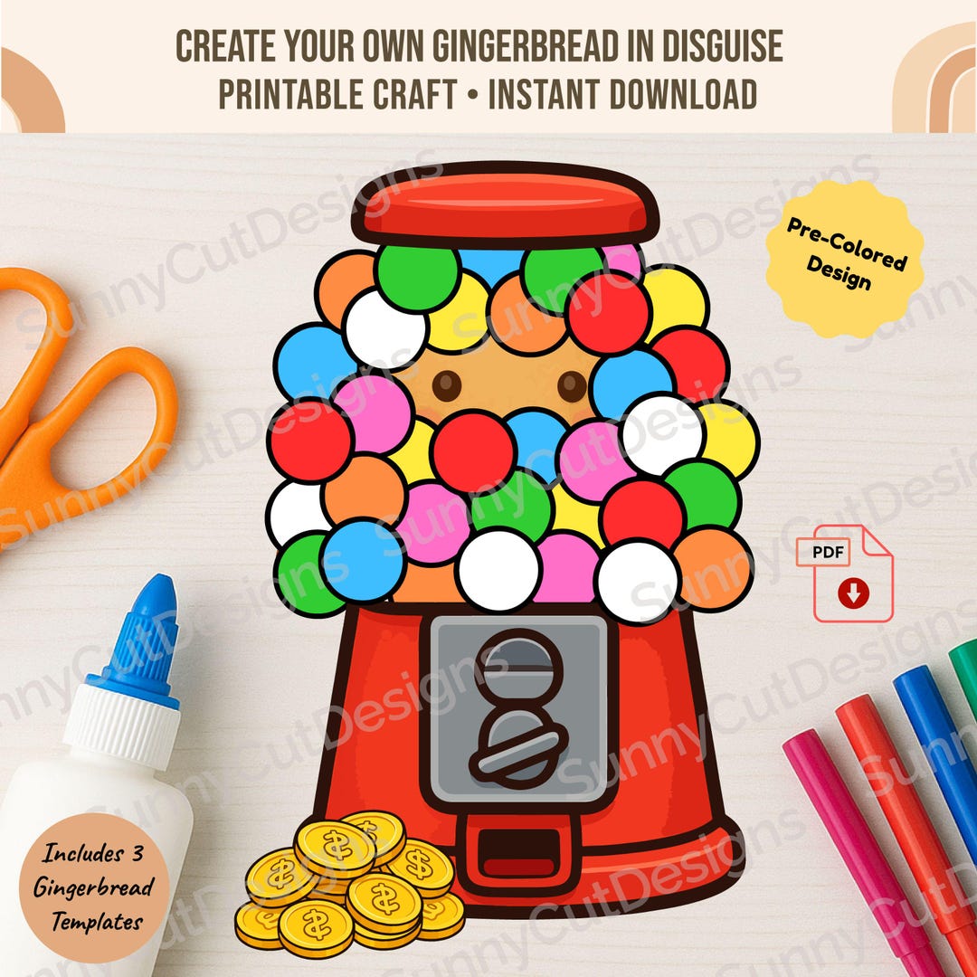 Disguise a Gingerbread Man - Gumball Disguise, Gingerbread in Disguise ...