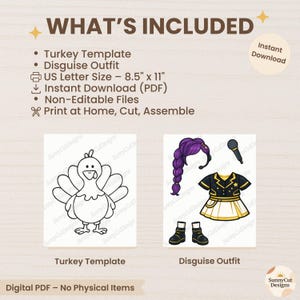 Disguise a Turkey - Kpop Star Disguise Template, Kpop Turkey Disguise ...