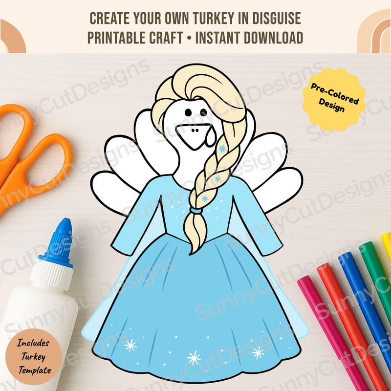 Elsa Disguise Turkey - Etsy
