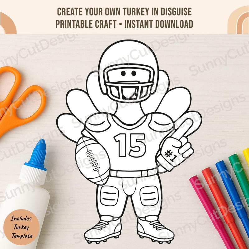 Turkey Football - Etsy