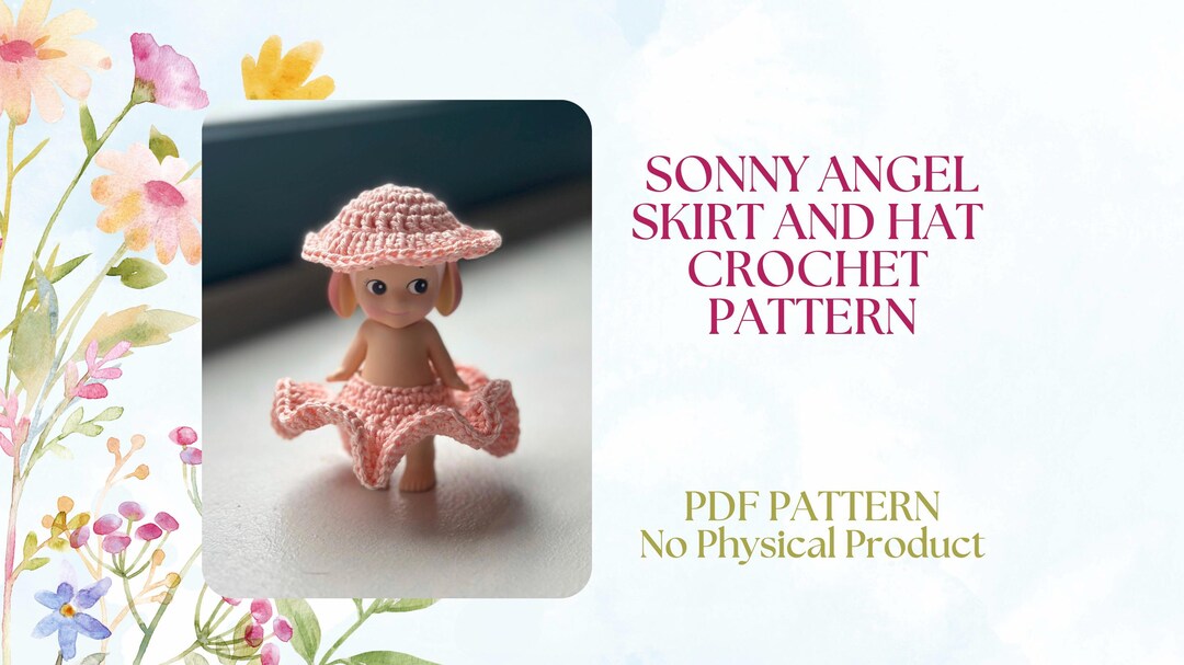 Crochet Pattern Sonny Angel Skirt and Hat - Etsy