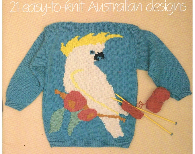 Woolly Jumpers Easy to Knit Australian Designs by Liz Gemmel - Etsy