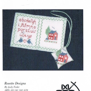 Sampler Needlebook and Fob Chart Pack - Original Design & Pattern by ...