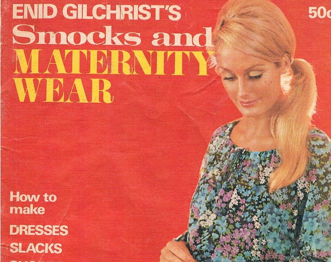 Vintage Enid Gilchrist 1970's Drafting Book smocks - Etsy