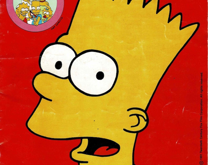 ORIGINAL the Simpsons - 9 Knitting Patterns/ 8 Ply/double Knitting ...