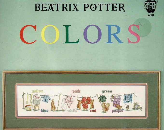 Beatrix Potter Colors by Green Apple Co Cross Stitch Charted Pattern ...