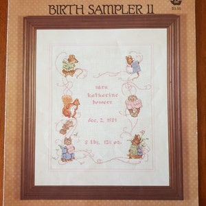 Beatrix Potter Peter Rabbit Cross Stitch Birth Sampler II - Etsy