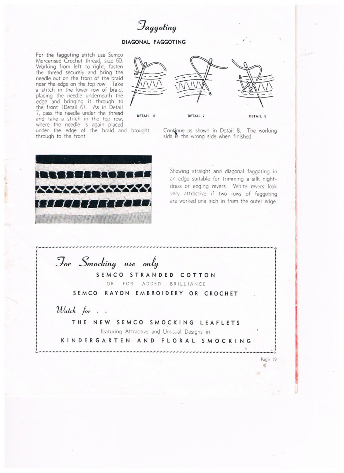 Vintage Illustrated Smocking for Beginners by Semco - Etsy
