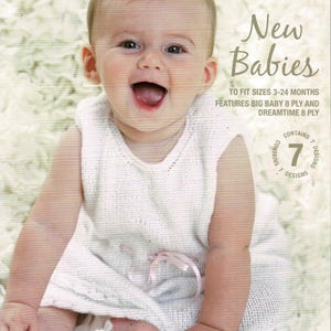 New Babies - Knitting Patterns to Fit Sizes 3 - 24 Months by Patons ...