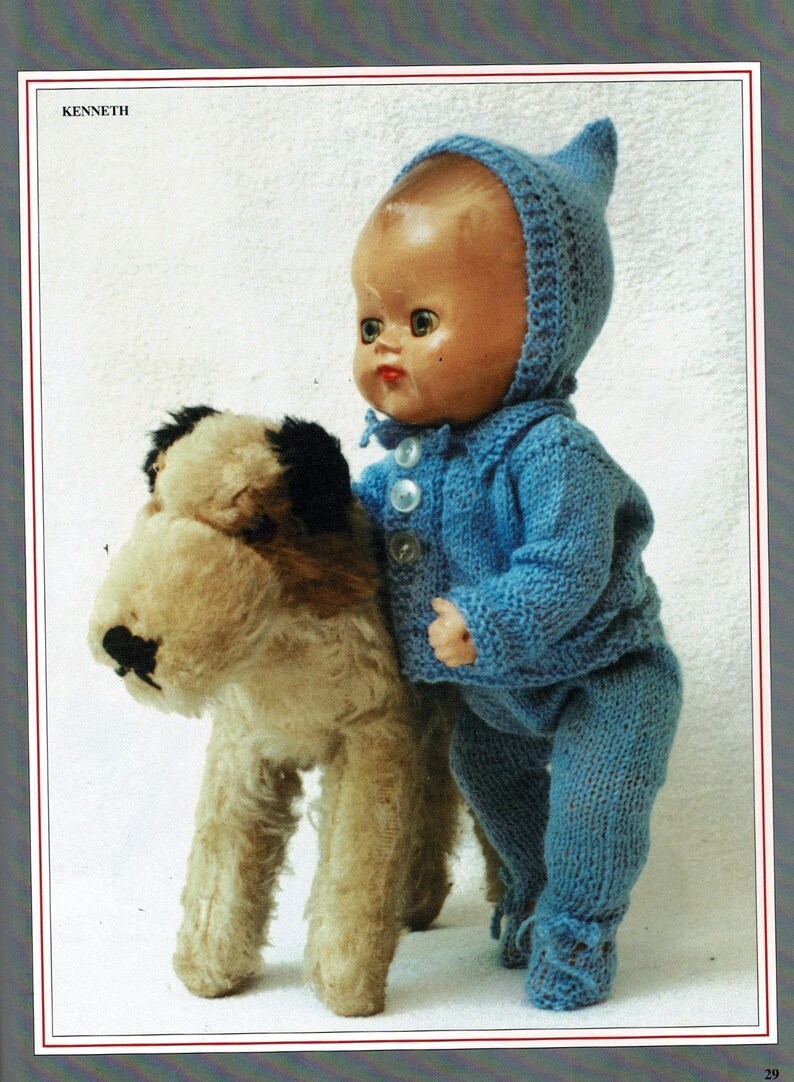 Classic Knits for Baby Dolls by Marjory Fainges 1996 | Etsy