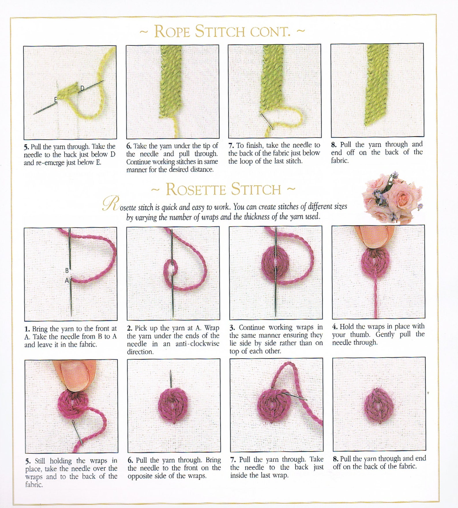 A-Z of Wool Embroidery Stitches by Country Bumpkin - Etsy