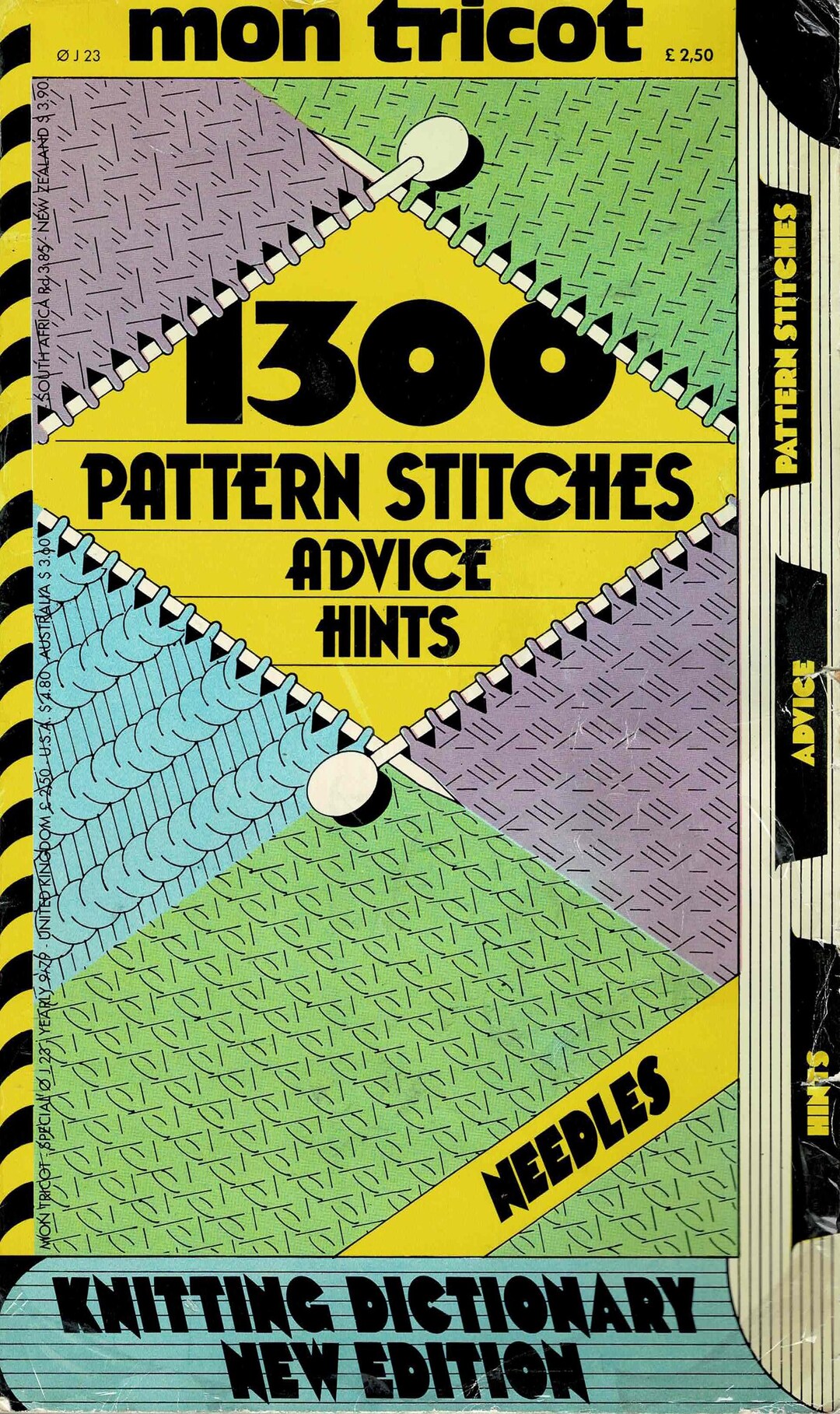 Vintage Mon Tricot Knitting Dictionary - 1300 Stitches Patterns - Etsy