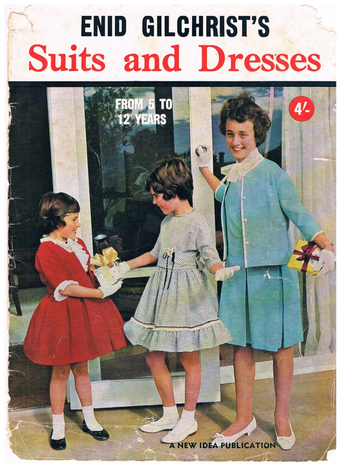 Vintage 1960's Drafting Book " Sutis and Dresses From 5 to 12 Years" by ...