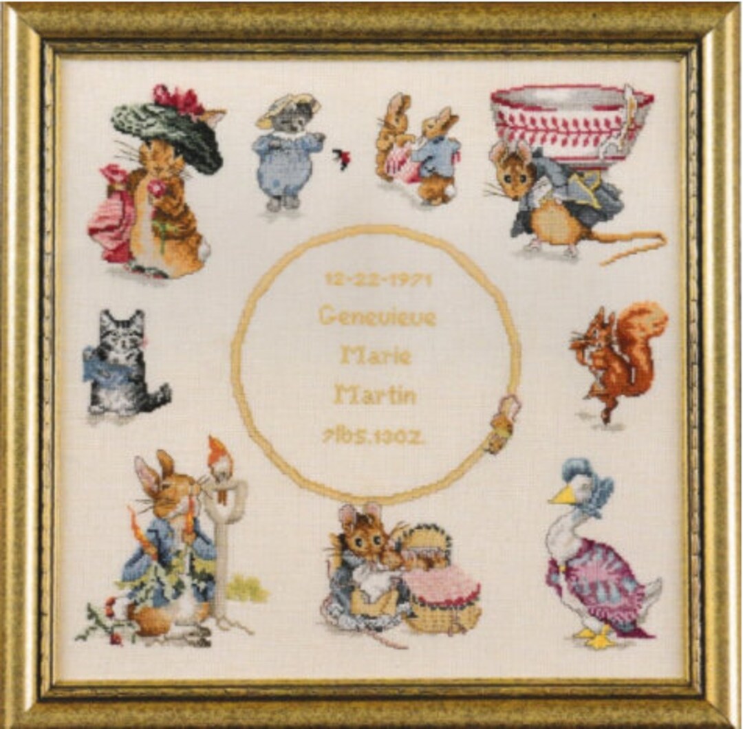 Beatrix Potter - Storybook Sampler II - by Green Apple Co - Etsy UK