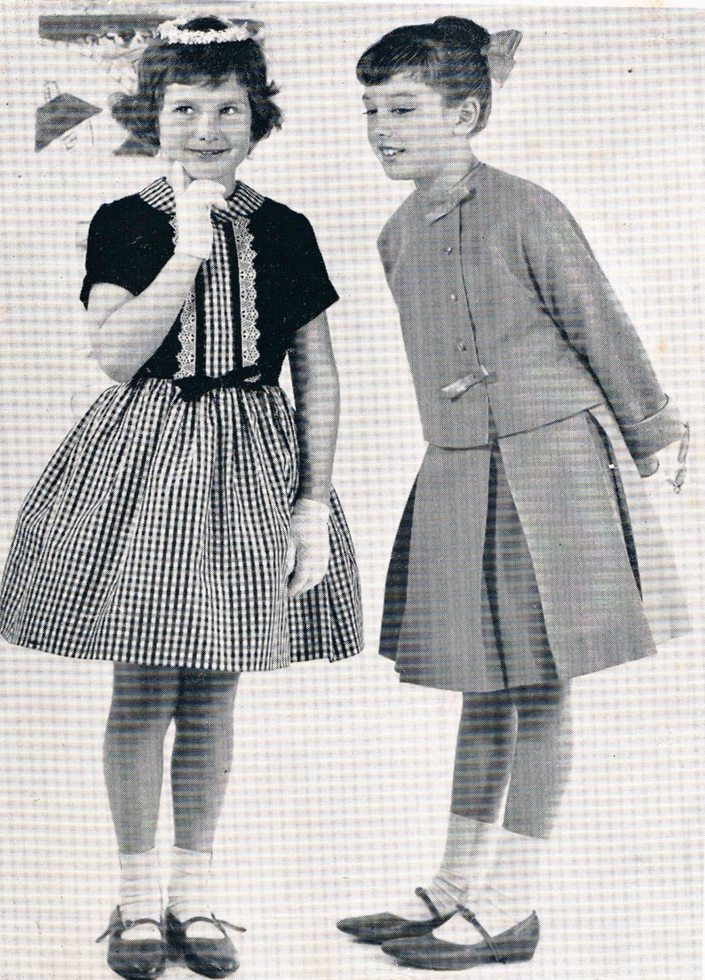 Vintage 1960's Drafting Book " Sutis and Dresses From 5 to 12 Years" by ...