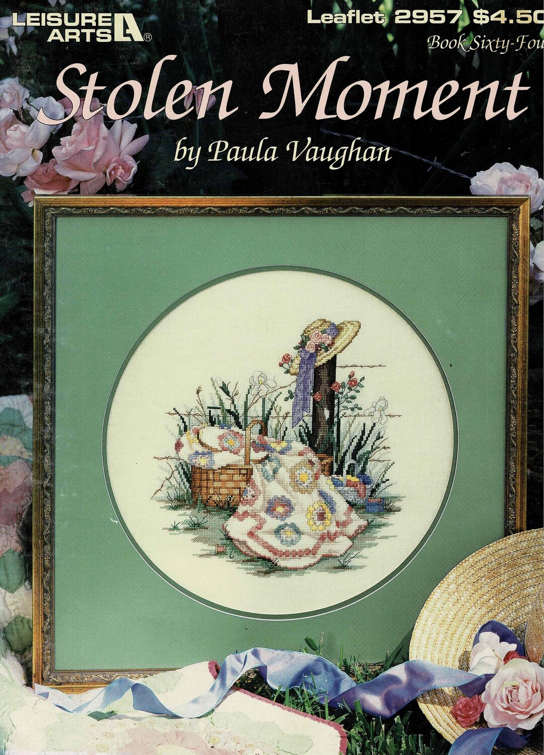 Stolen Moment Book Sixty Four by Paula Vaughan Published by Leisure Arts, 1997 - Etsy