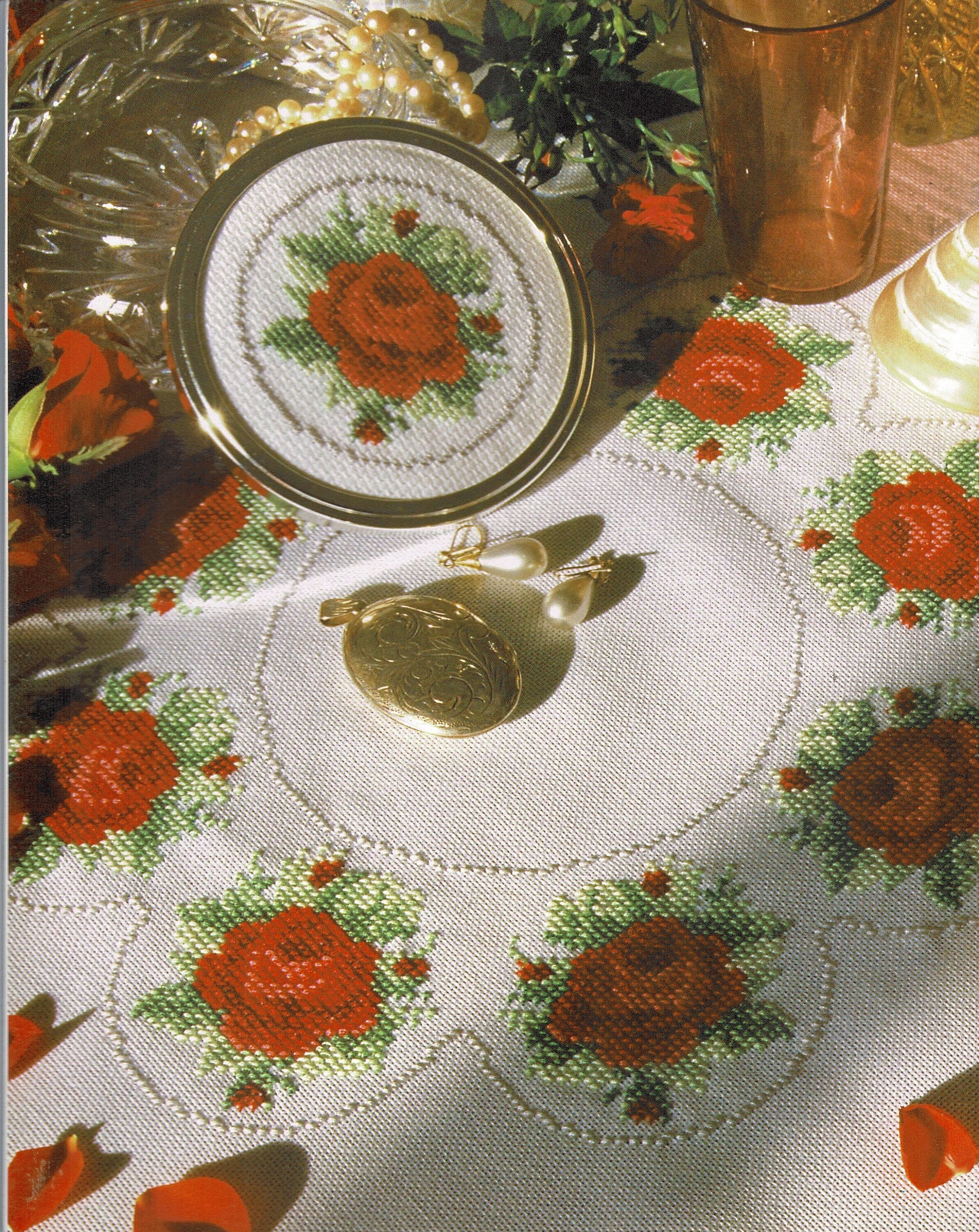 Roses in Cross Stitch by Jane Alford, 1996 - Etsy
