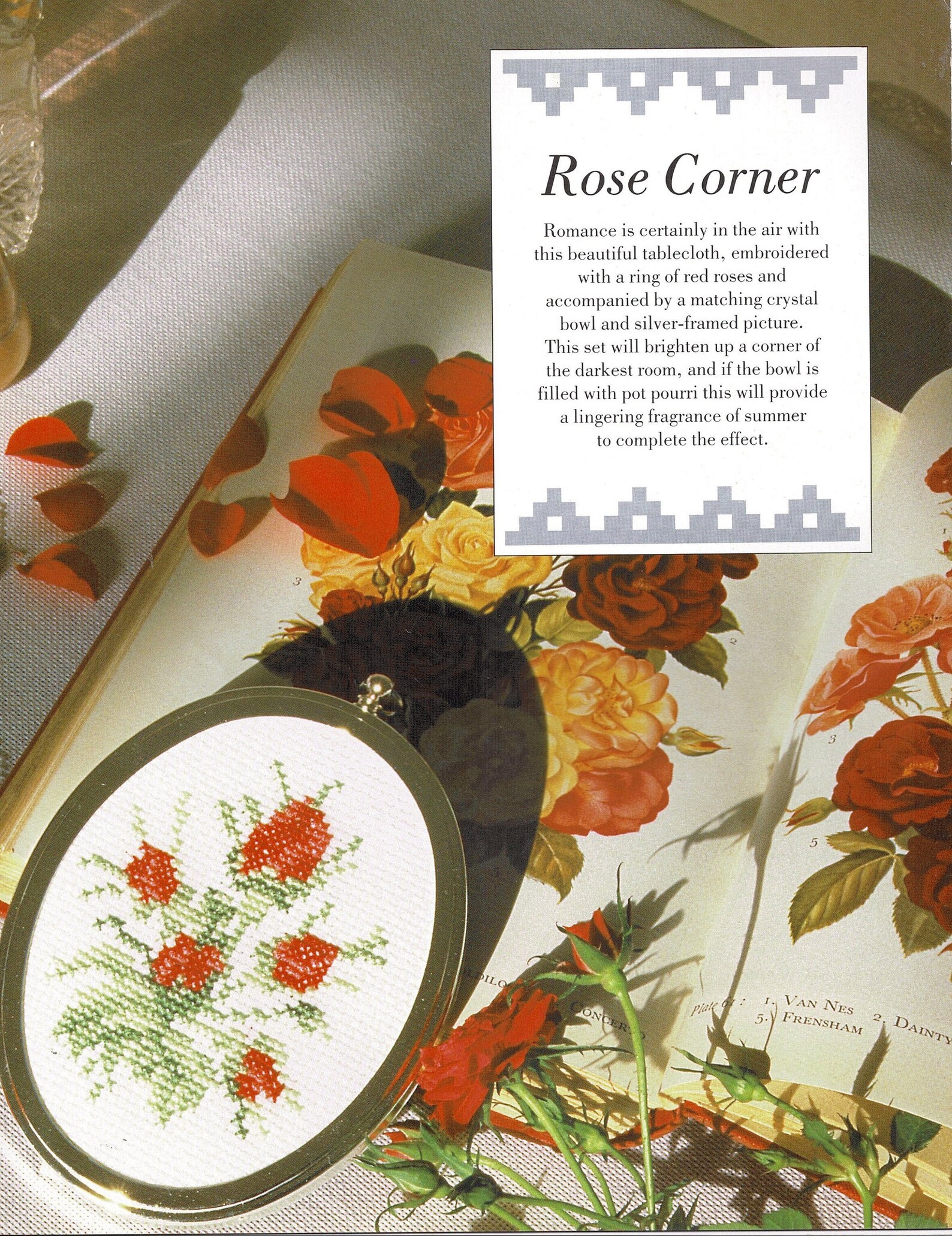 Roses in Cross Stitch by Jane Alford, 1996 - Etsy