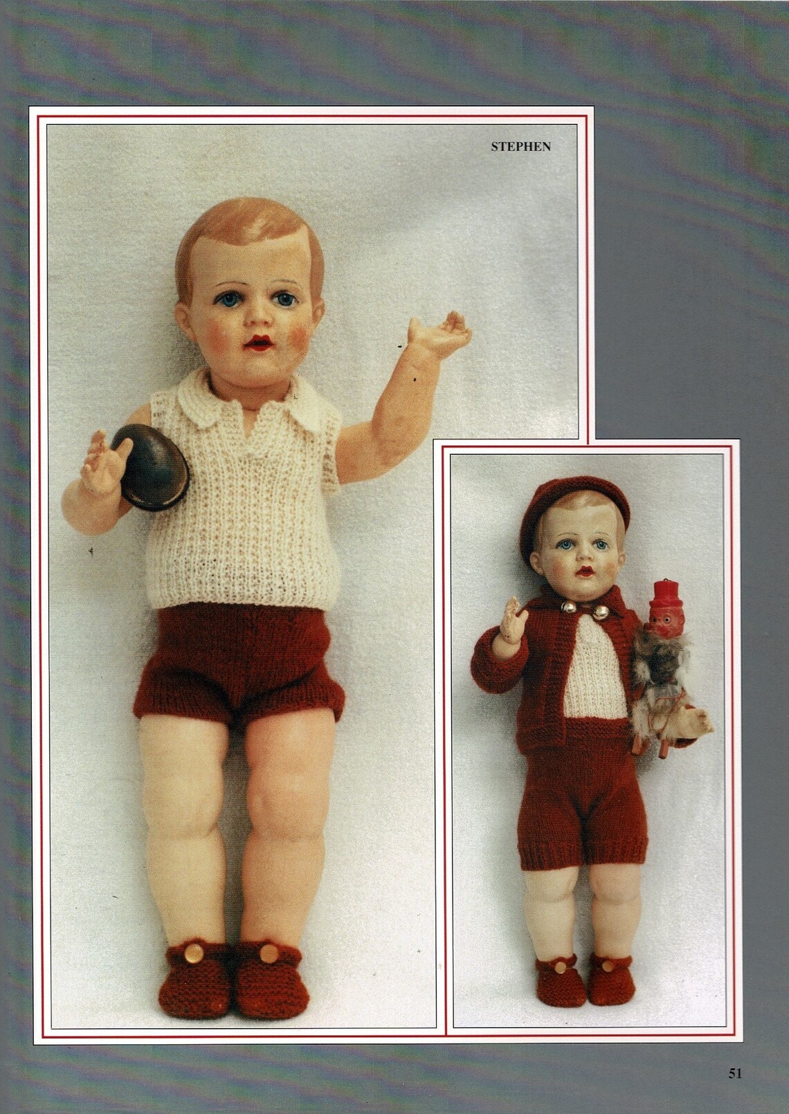 Classic Knits for Baby Dolls by Marjory Fainges, 1996 - Etsy
