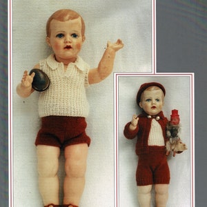 Classic Knits for Baby Dolls by Marjory Fainges, 1996 - Etsy