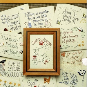 Buttons & Threads, Stitchery Patterns by Nikki Tervo Designs, 2004 - Etsy