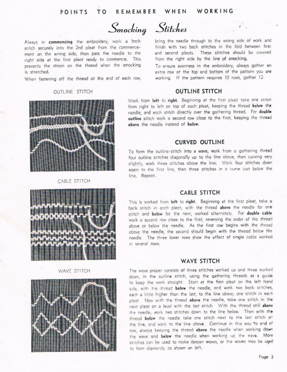 Vintage Illustrated Smocking for Beginners by Semco - Etsy