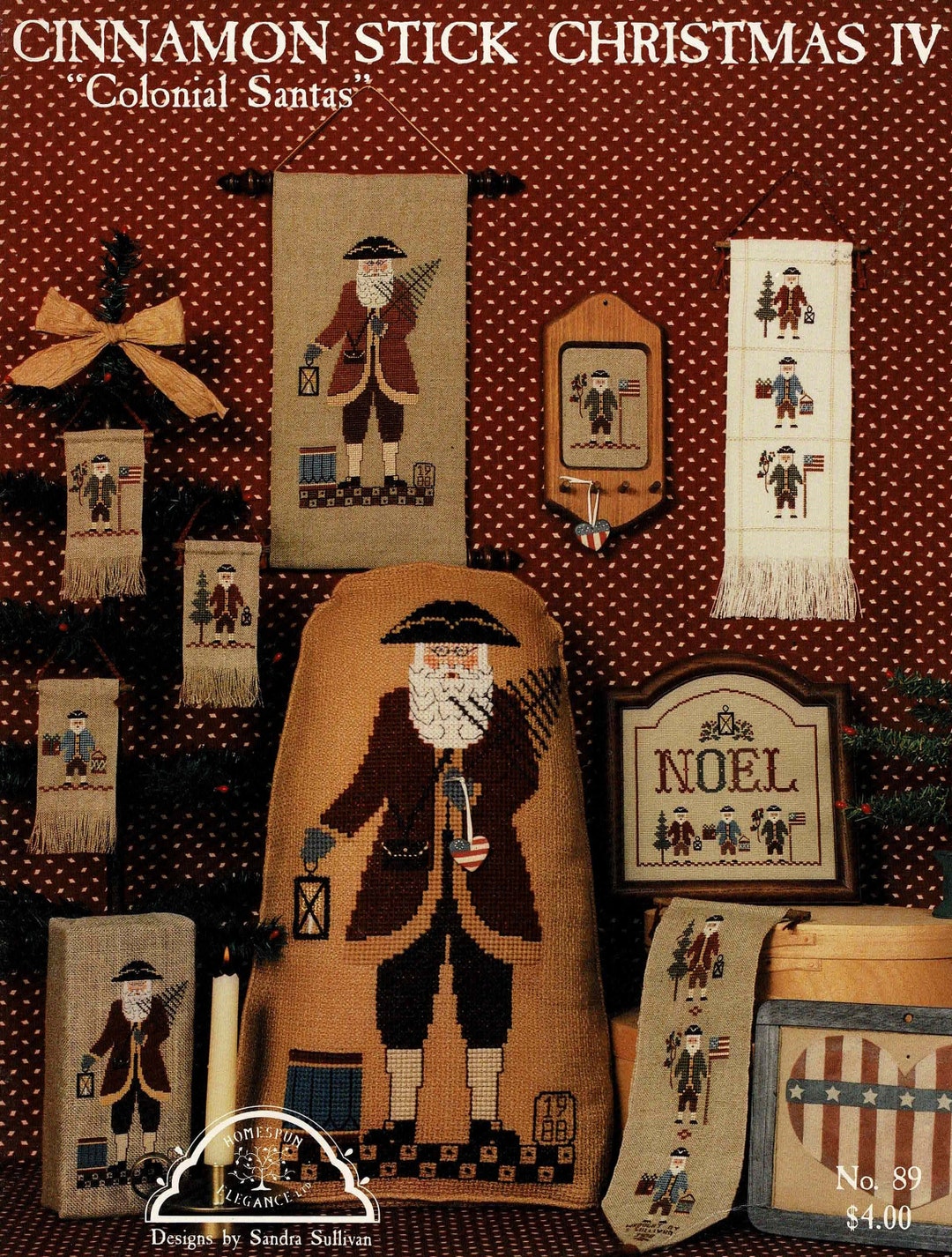 Colonial Santa - Cinnamon Stick Christmas IV -homespun Elegance LTD ...