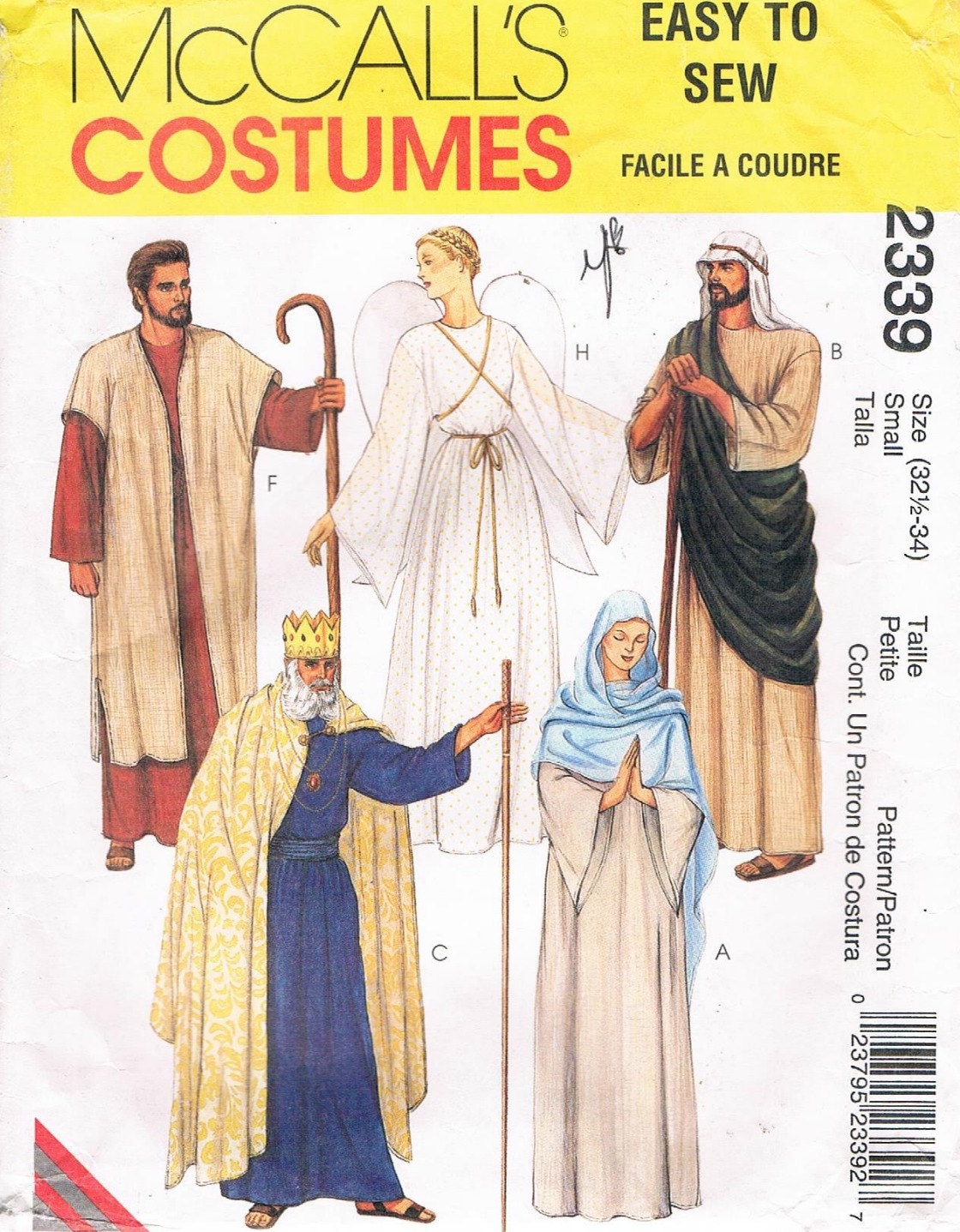 Easy to Sew Nativity Costumes for Adults by Mccalls 2339 - Etsy