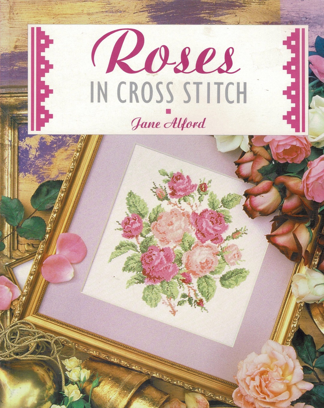 Roses in Cross Stitch by Jane Alford, 1996 - Etsy