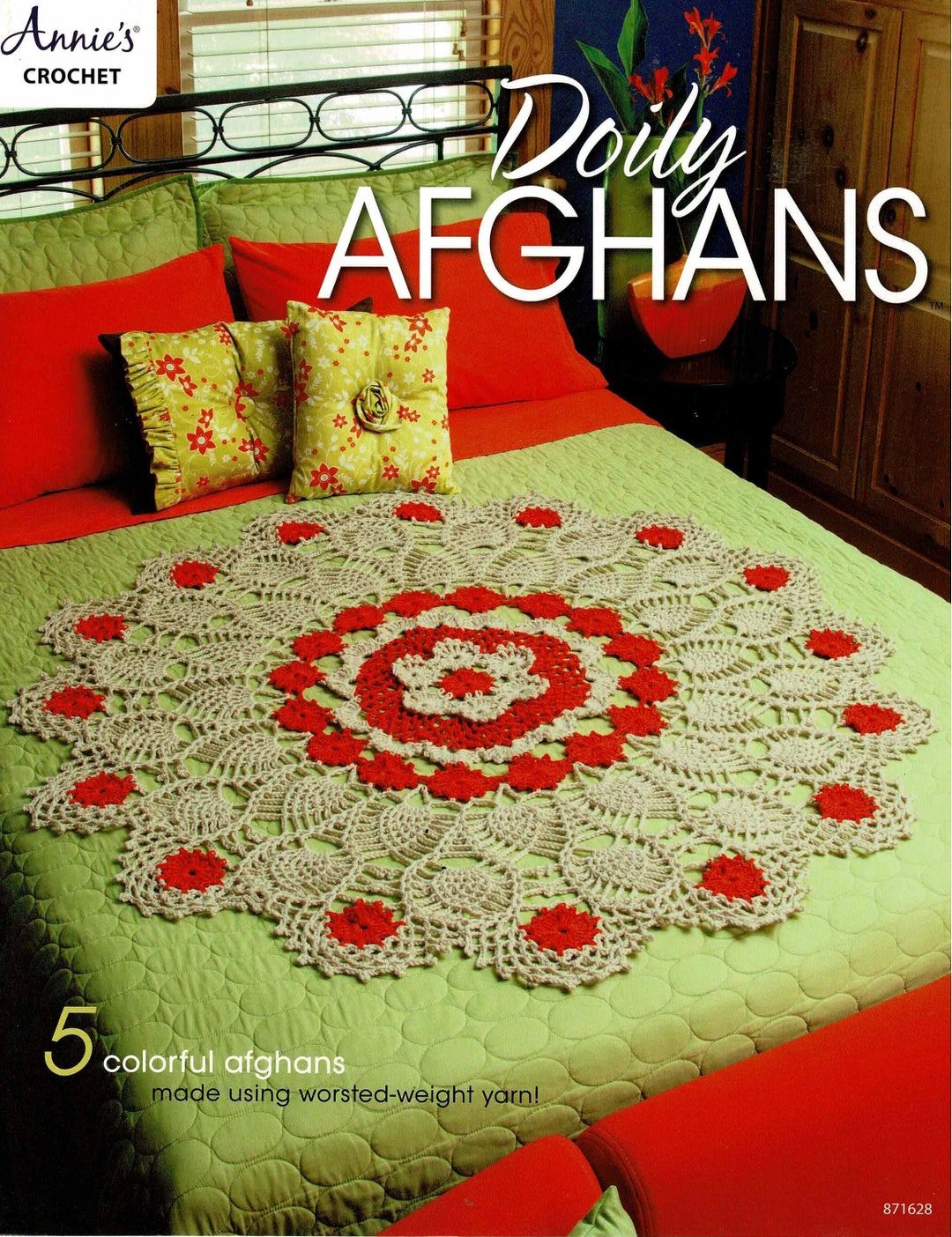 Doily Afghans Pattern Book by Annies Attic, 2016 - Etsy
