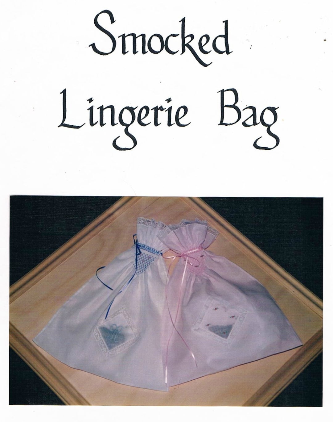 Smocking Kit/ Beginner - Lingerie Bag - Etsy