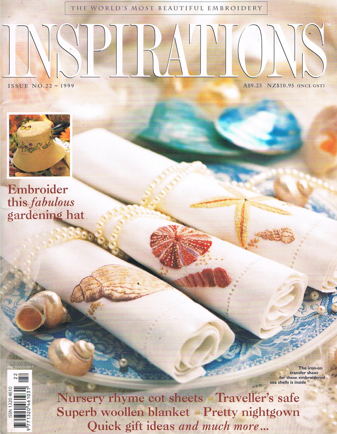 Inspirations Magazine Issue 22 Embroidery Projects – Australian Craft ...