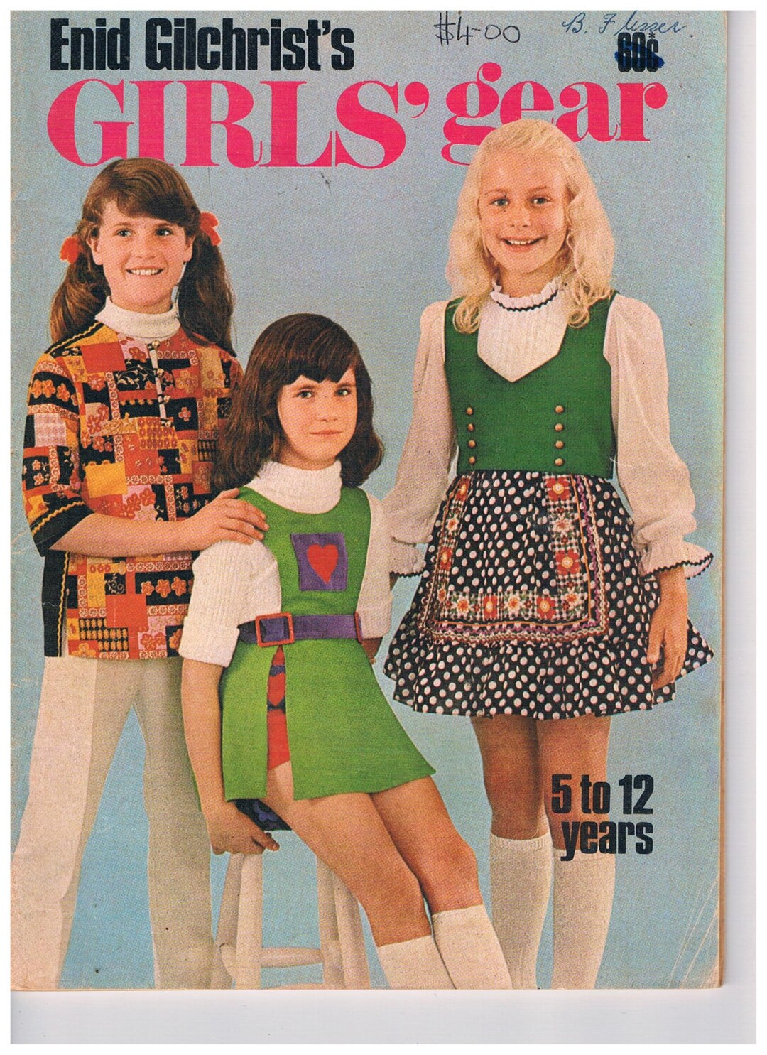 Enid Gilchrist 1960's Drafting Book girls' Gear 5 to 12 Years - Etsy