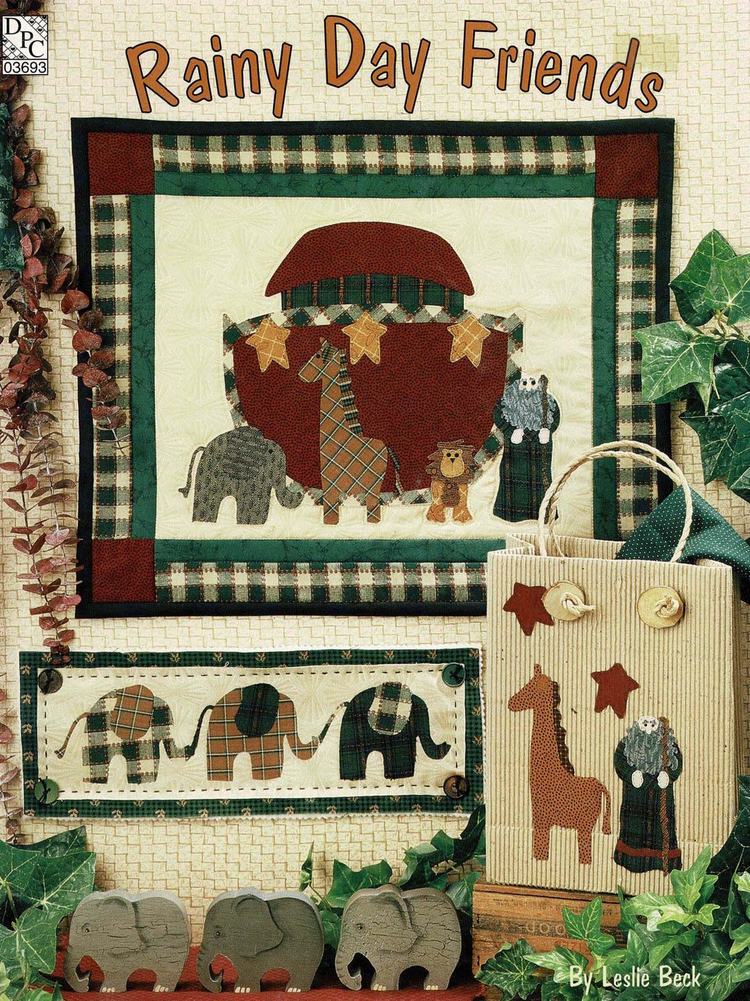 Rainy Day Friends - Noah's Ark Applique, Quilting & Stitchery Projects ...