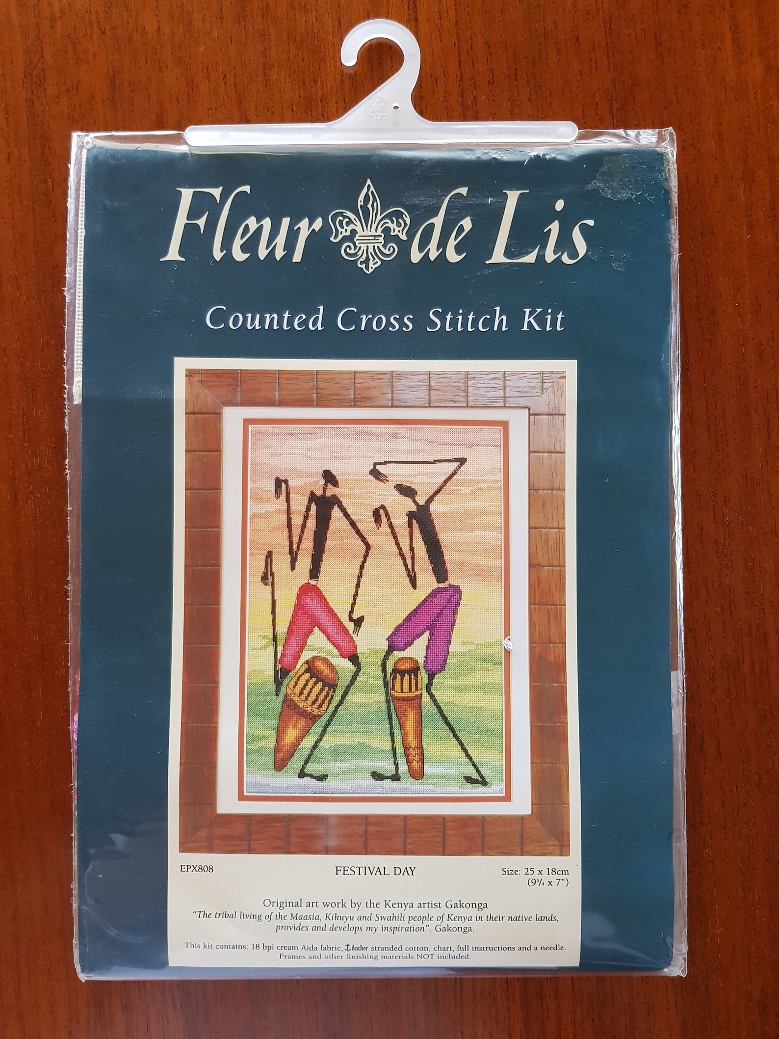 Kit/fleur De Lis Counted Cross Stitch Kit Festival Day Discontinued ...
